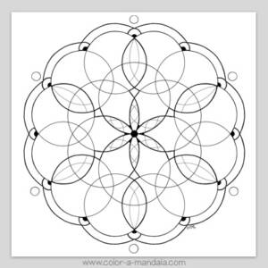 Mandala Coloring Page (M164) - Free Printable Coloring Pages by Color a ...