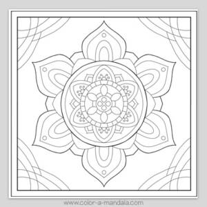 Mandala Coloring Page (M188) - Free Printable Coloring Pages by Color a ...